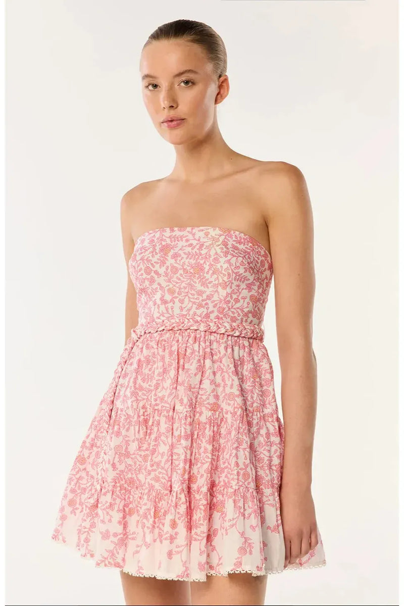 Pink Lazuli Christine Bandeau Mini Dress – Carrie Dunham