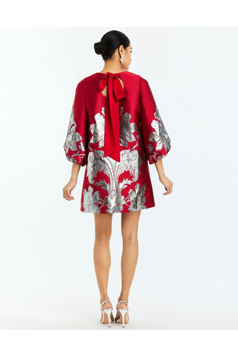 Burgundy Arbor Rosanna Mini Dress – Carrie Dunham