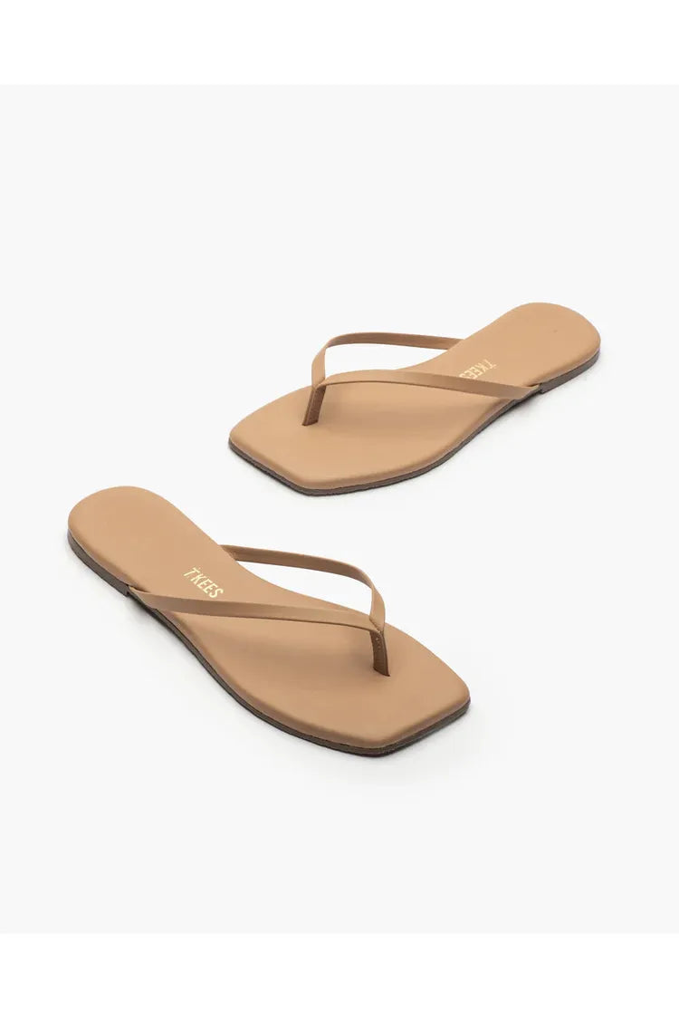 Cocobutter Square Toe Lily Matte Flip Flop – Carrie Dunham