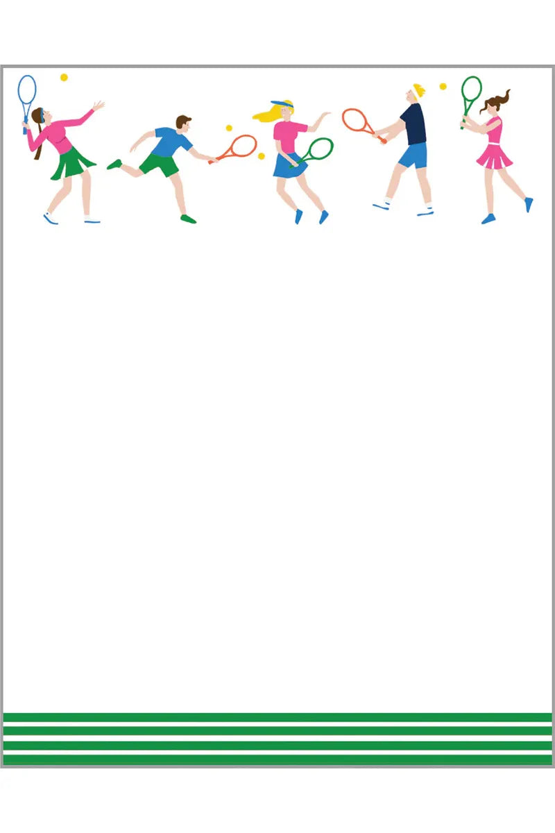 Tennis Player Notepad – Carrie Dunham